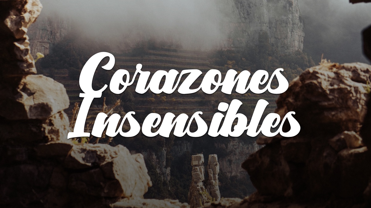 CORAZONES INSENSIBLES – Devocionales Justo a Tiempo