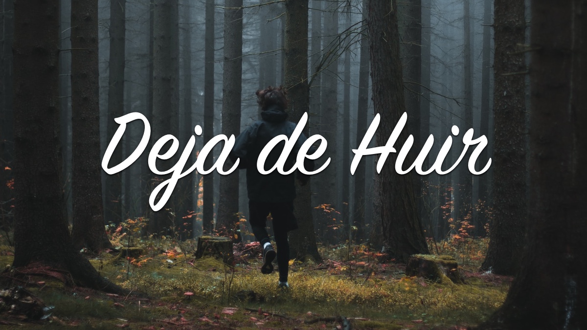 DEJA DE HUIR – Devocionales Justo a Tiempo