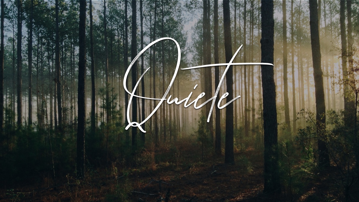 QUIETE – Devocionales Justo a Tiempo
